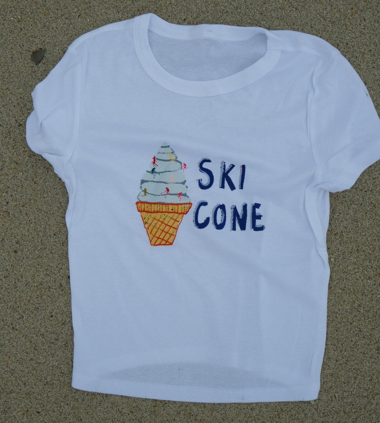 Ski Cone Baby Tee – Ghost Cowboy